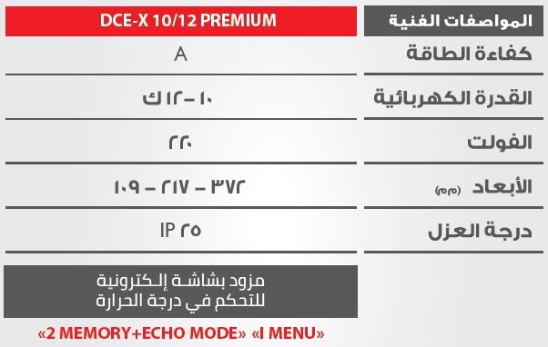DCE-X 10/12 PREMIUM – BM Egypt